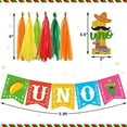 First Fiesta Decor 1st Birthday Party Supplies: Uno Banner, Cake Topper ...