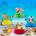 Mario Honeycomb Centerpieces for Birthday,9pcs Super Mario Centerpieces ...