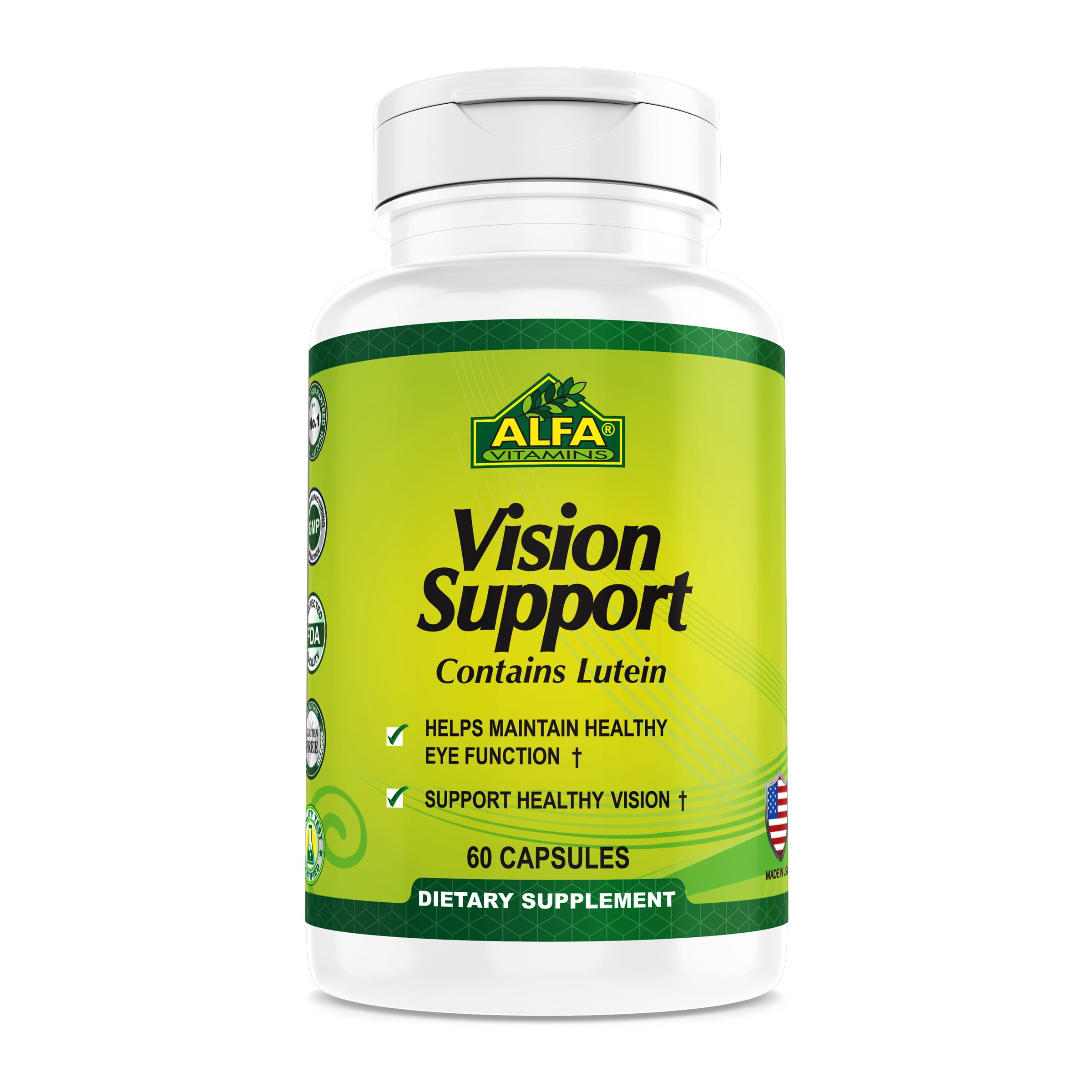 Vision Support with Lutein - 60 capsules - Walmart.com