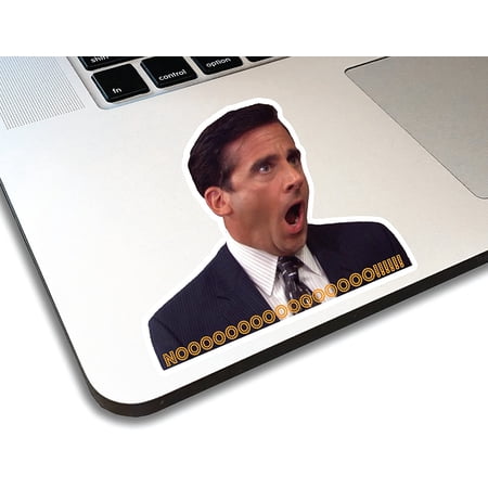 Michael Scott Noooo! Funny Sticker Vinyl Sticky for Laptop, Journal ...