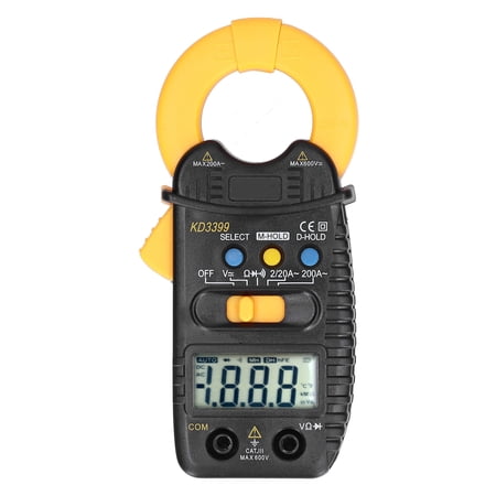 Pocket Multimeter, 3/2-digit Clamp Clamp Meter With Multiple ...