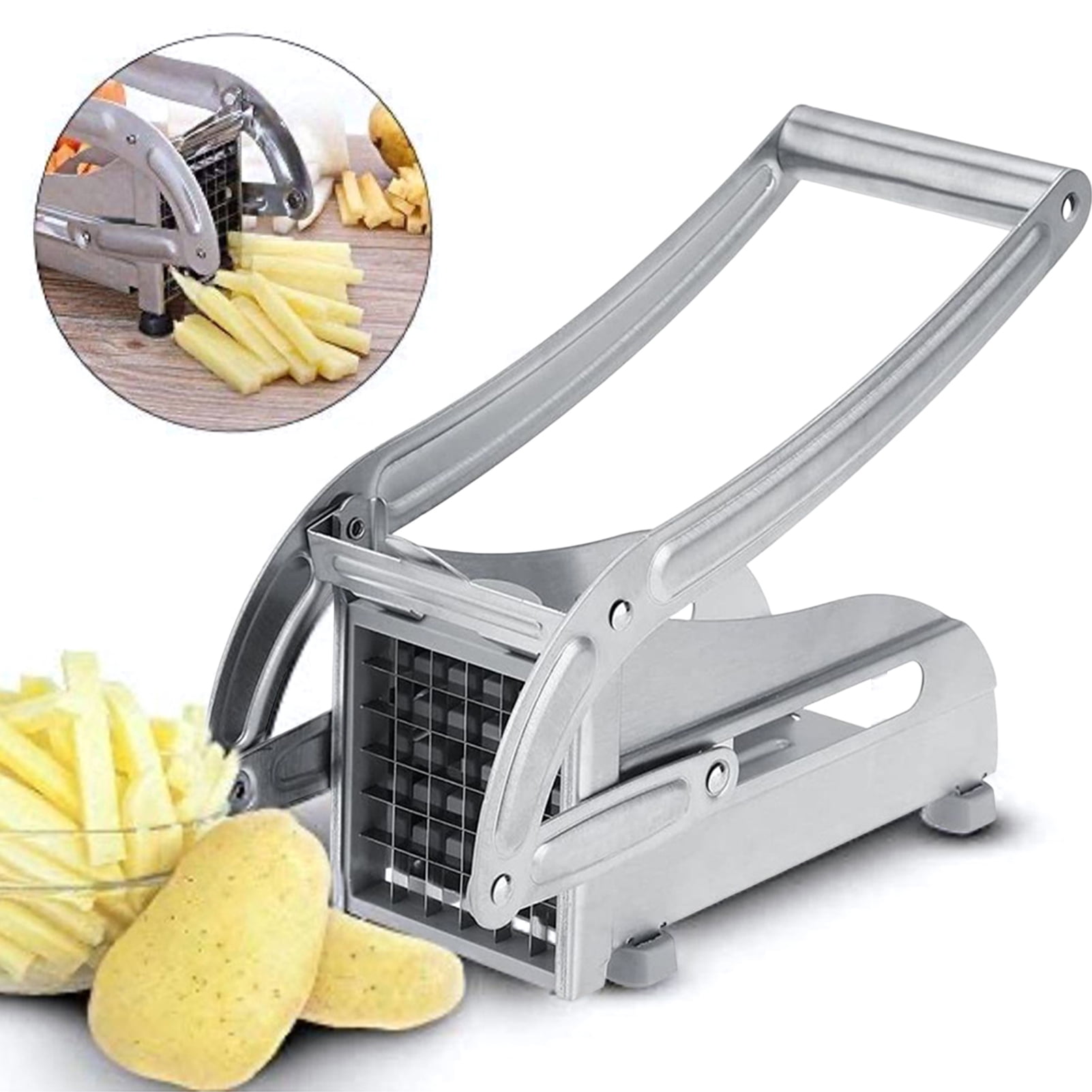 Fairnull French Fry Cutter Sharp Blade Non-Slip Base Ergonomic Handle ...