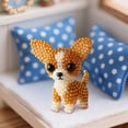 3D Beaded Animal Kit,Cute Dog Shaped Animal Bead Craft Set Handmade ...