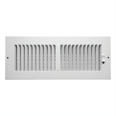 C102M 10X04 10 x 4 in. White 2-Way Wall-Ceiling Register - Walmart.com