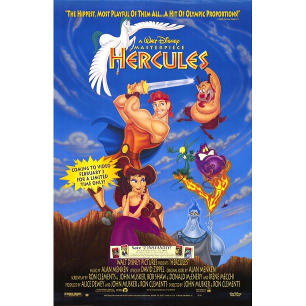 Hercules 1997 Movie Poster