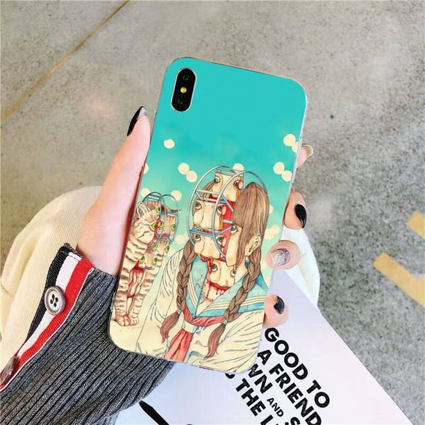 Shintaro-funda de teléfono con dibujos animados de terror kago para ...