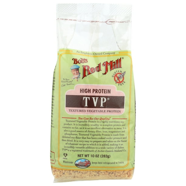 Bob’S Red Mill Tvp Textured Vegetable Protein, 10 Oz - Walmart.com