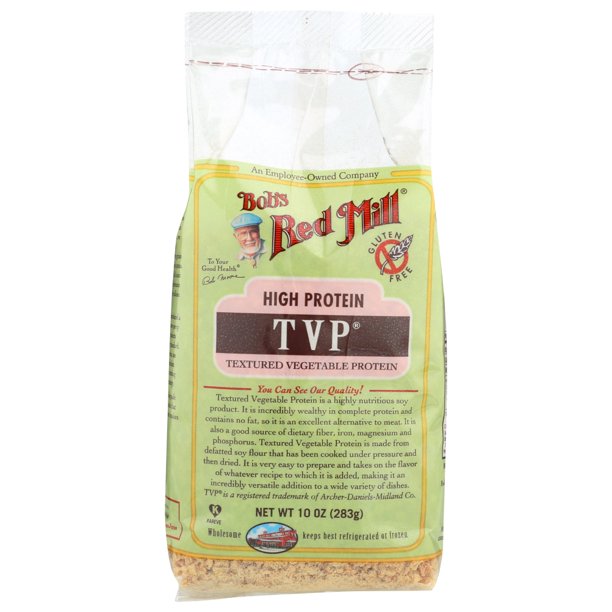 Bob’S Red Mill Tvp Textured Vegetable Protein, 10 Oz - Walmart.com ...