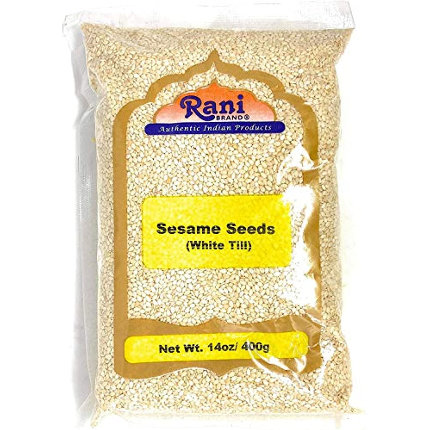 Rani Sesame Seeds White (Till) 14oz (400gm) ~ All Natural | Gluten ...