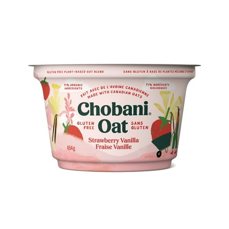 Chobani Strawberry Vanilla flavoured Oat-Based Yogurt Cups - Walmart.ca