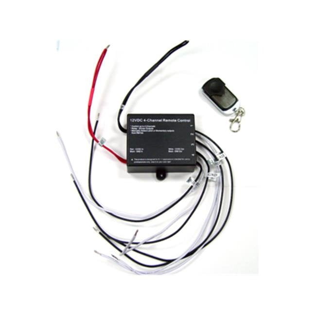 Logisys 4 Channel Remote Control Relay Switch, 12VDC - Walmart.com