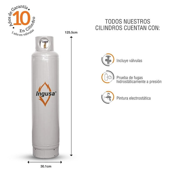 Cilindro de Gas LP 30 Kg | Tanque para Gas Doméstico Certificado ...