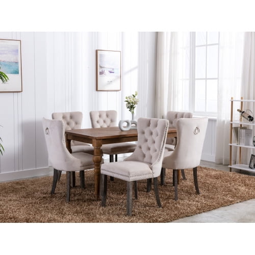 Dining Room High Back Chairs