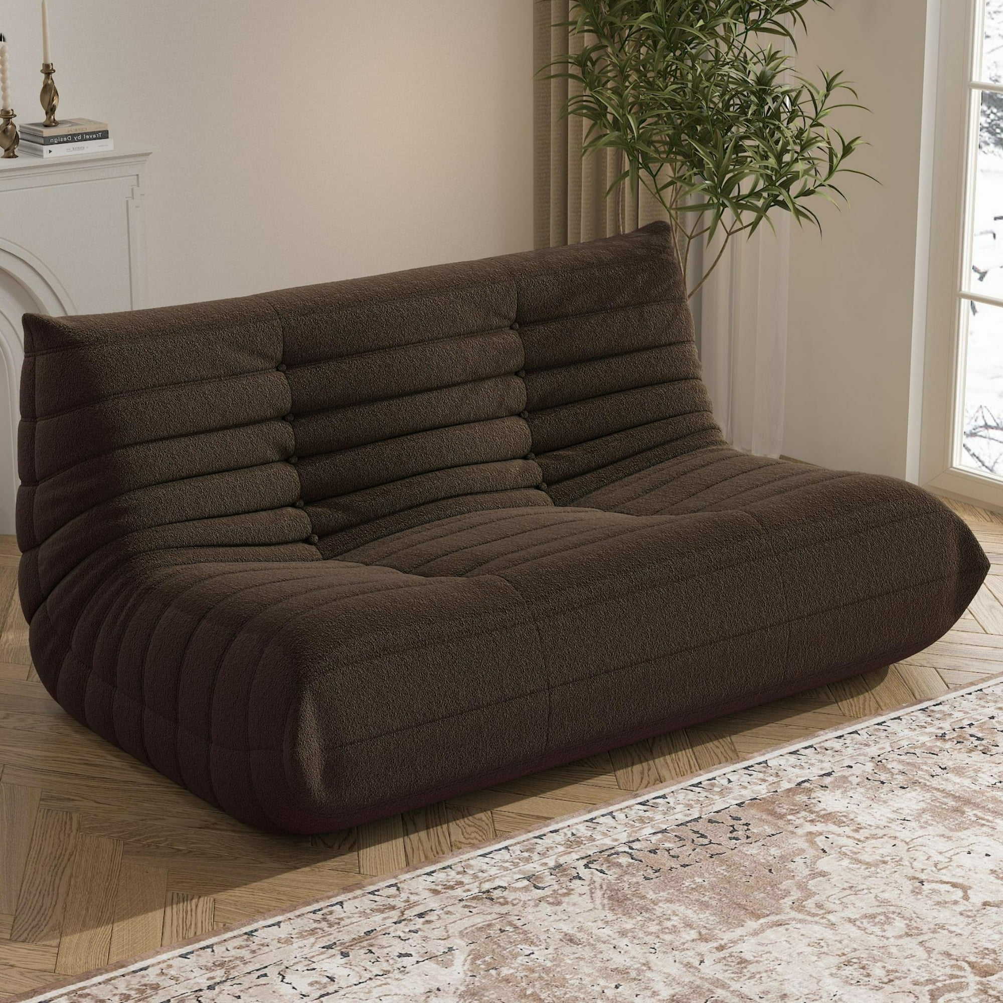 Click here for Whgbja Loveseat Oversize Bean Bag Chair lazy Floor... prices