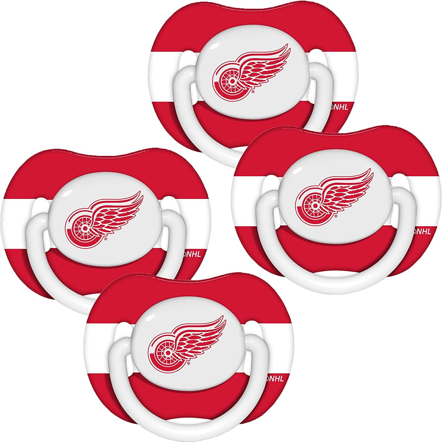 Click here for First Time Fan Detroit Red Wings 4-Pack Pacifier S... prices