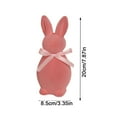 Easter Bunny Figurine Home Decoration Accent, Spring Holiday Rabbit Ornament For Tabletop Shelf ...