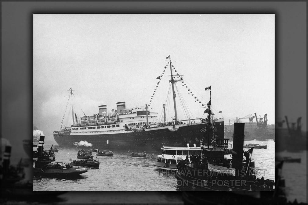 24"x36" Gallery Poster, MS St. Louis voyage of the damned - Walmart.com