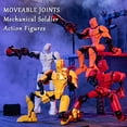Fourth Generation T13 Action Figure 1 Pack 3d Printed Human Body Model