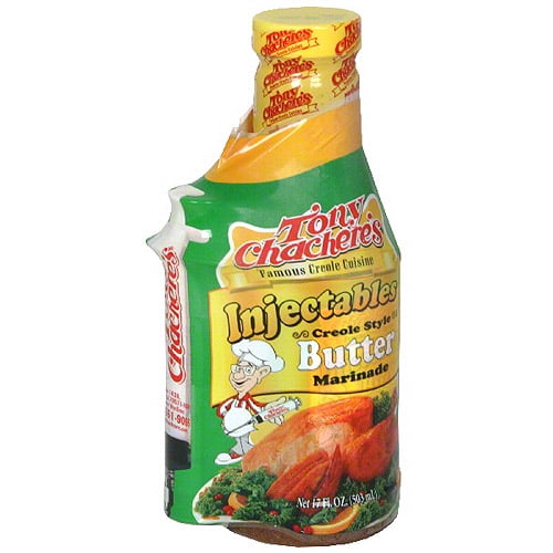 Tony Chachere's Famous Creole Cuisine Butter Injectables Marinade, 17 ...