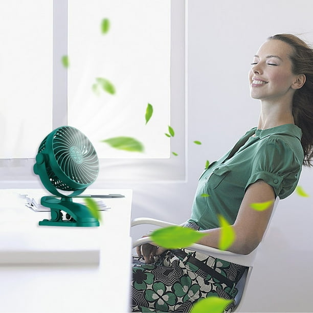 Fans for Everywhere Powerful Airflow Silent Oscillating Table Fan ...