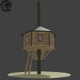 THE DAKOTA PRAIRIE © : 12' Hexagonal Treehouse Plan - Walmart.com