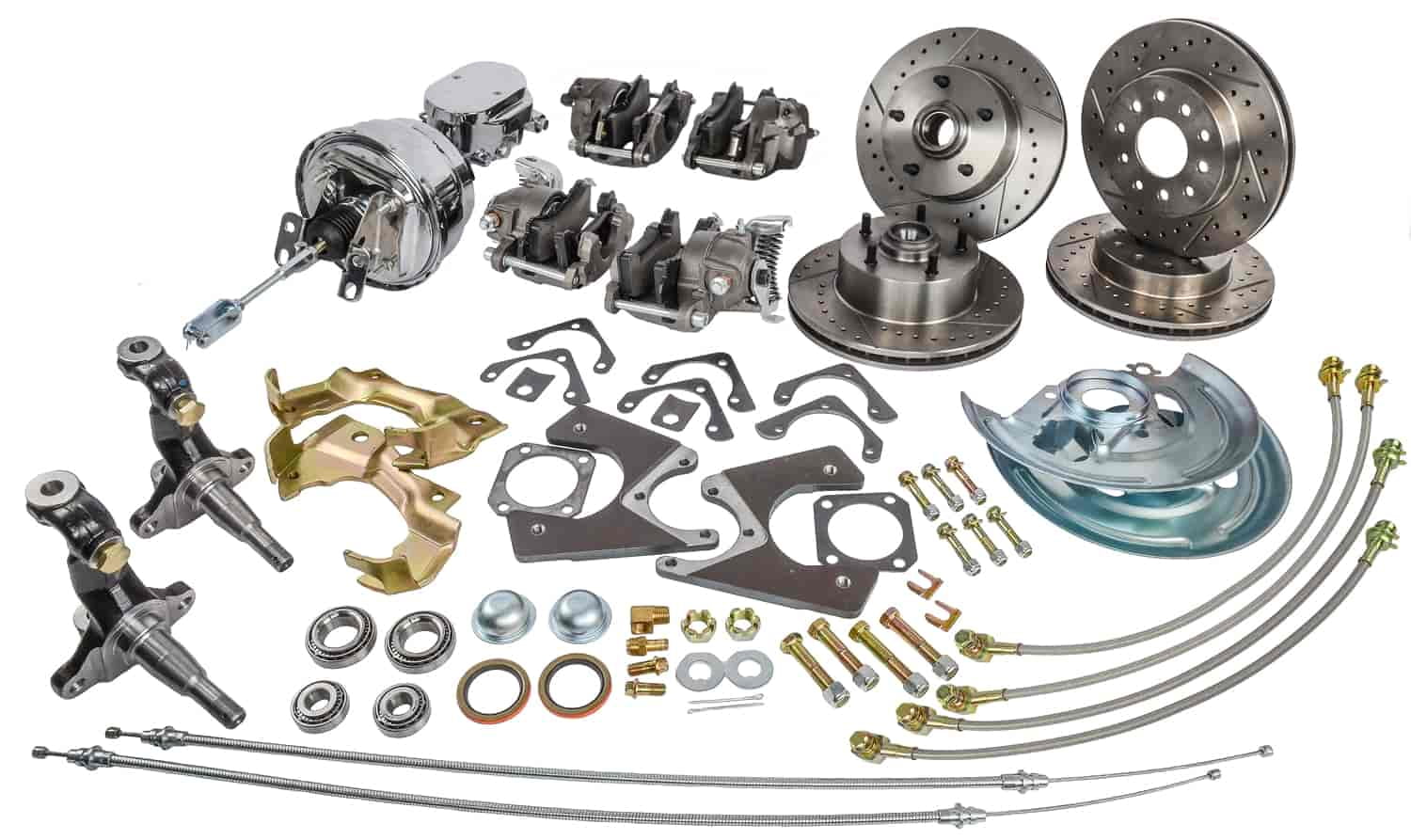 JEGS 630102 GM All-Wheel Disc Conversion Kit Premium Kit Includes ...