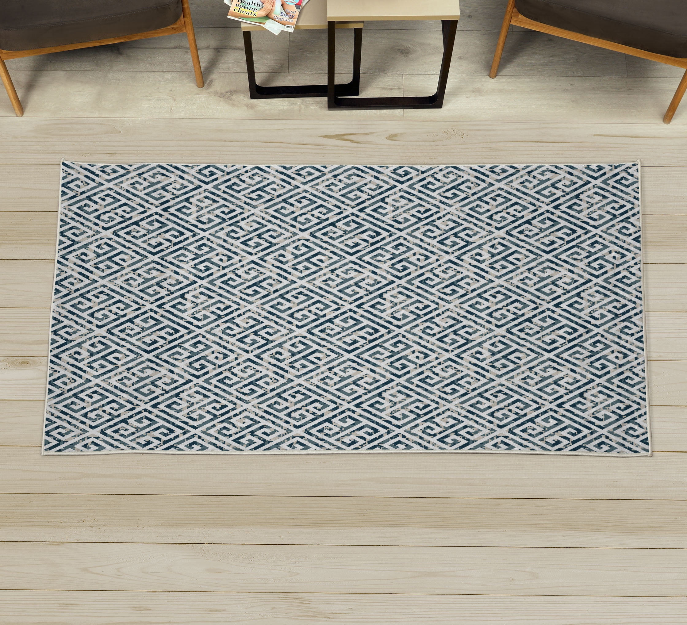 Greek Decorative Rug, Tile Mosaic Design Pattern in Antique Meander and ...