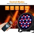Ridgeyard 4-Pack RGB 36 LED DMX Stage Par Lights with Remote Control ...