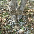 Zeckos Cast Iron Bronze Dragonfly Sundial Home Garden Decorative ...