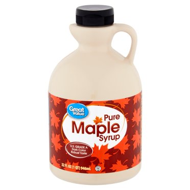 Great Value Pure Maple Syrup, 12.5 fl oz - Walmart.com