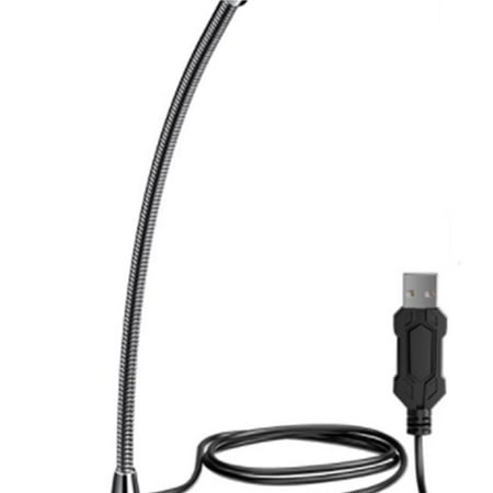 Desktop Microphone USB Omnidirectional Gooseneck computer USB Mike With ...