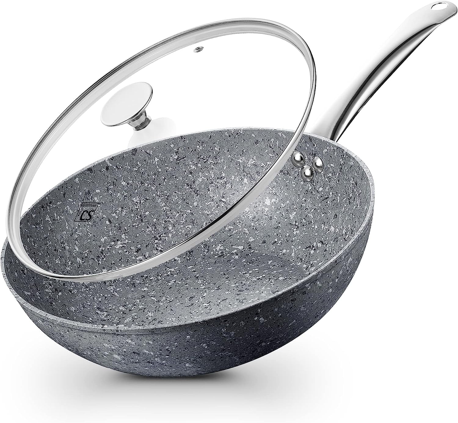 CS KOCHSYSTEME Nonstick Frying Pan - Ultra Nonstick Fry Pan with Lid ...