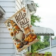 America Forever Hello Fall Gnomes House Flag, 28x40 inch Double Sided ...
