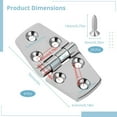 4 Pcs Boat Hatch Hinges, 3×1.5in 316 Stainless Steel Flush Door Hinges ...