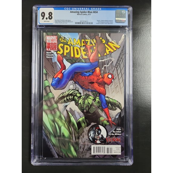 Amazing Spider-Man #654 - CGC 9.8 Comic Book - Walmart.com