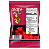 HARIBO Berries Original Red and Black Raspberry Gummies Fruit Flavor ...