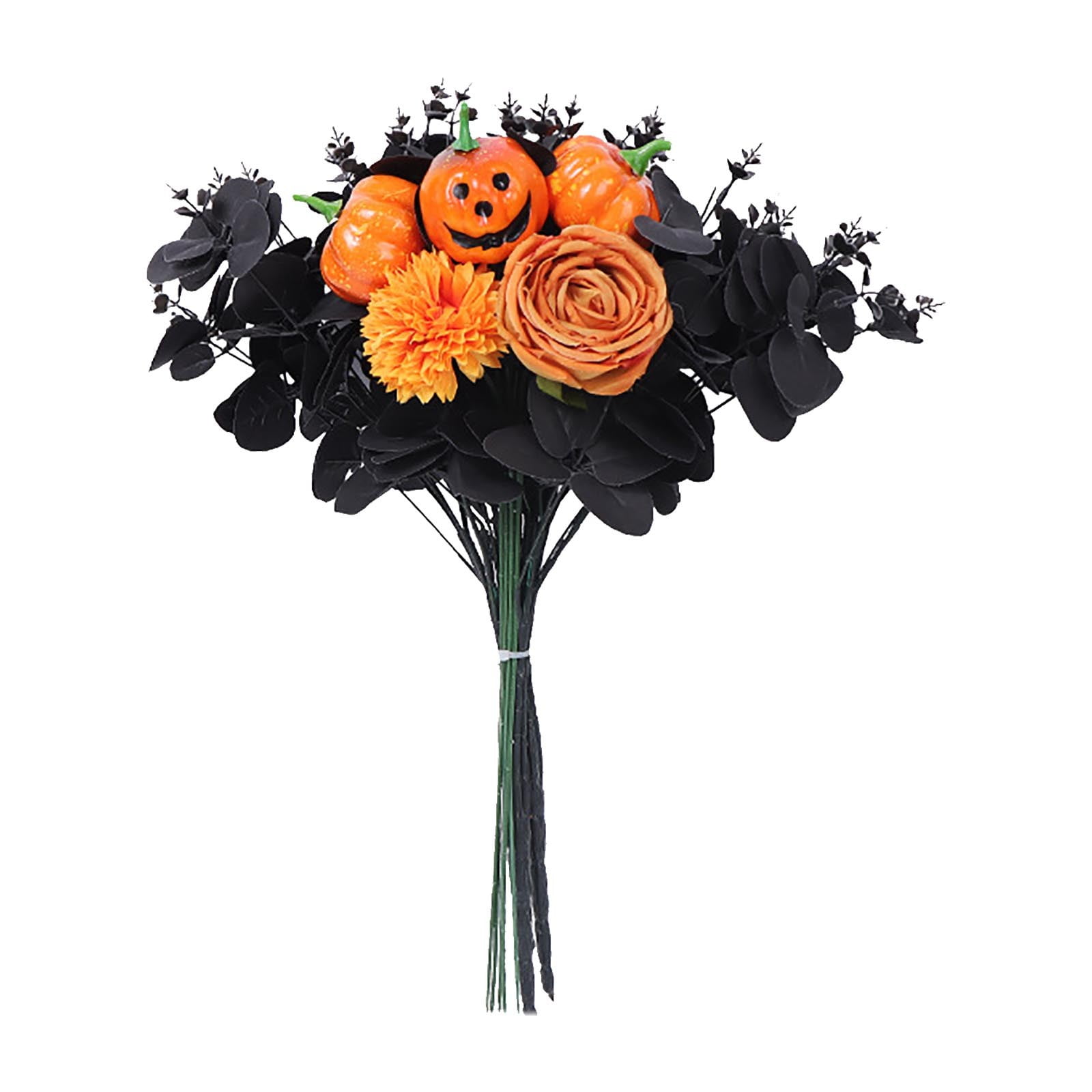 Click here for Edhitnr Clearance Artificial Ghost Face Pumpkin Bu... prices