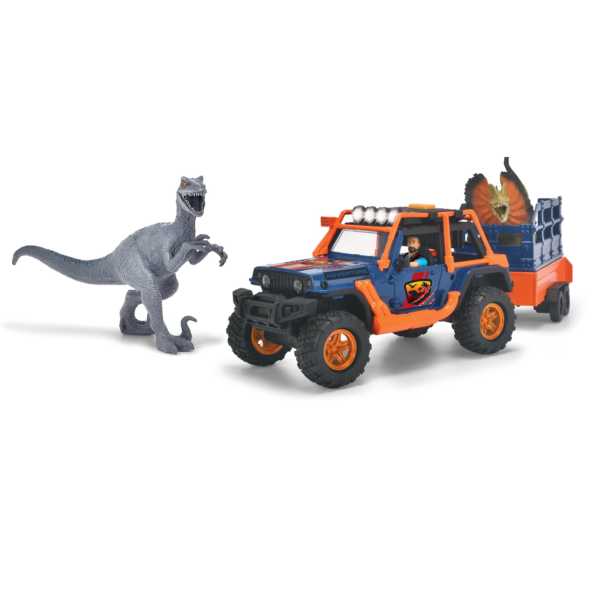 Dickie Toys: Dino Commander - Light & Sound Kids Playset, Ages 3 ...