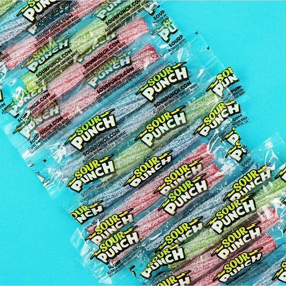 SOUR PUNCH Twists 4 Assorted Flavors Individually Wrapped Bulk Candy sour-punch-twists-4-assorted-flavors-individually-wrapped-bulk-candy