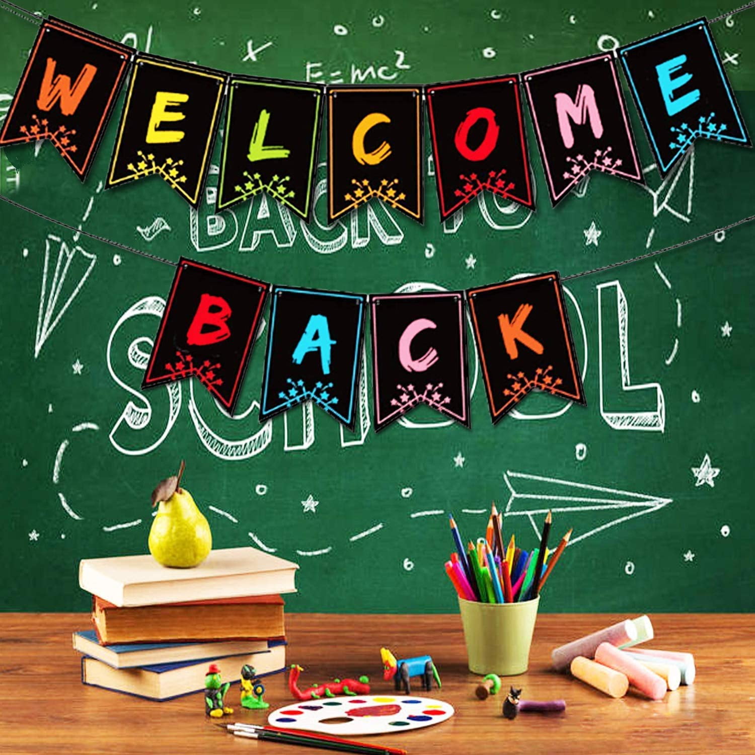 Buy Classroom Decorations Welcome Banner, Welcome Bulletin Board Banner ...