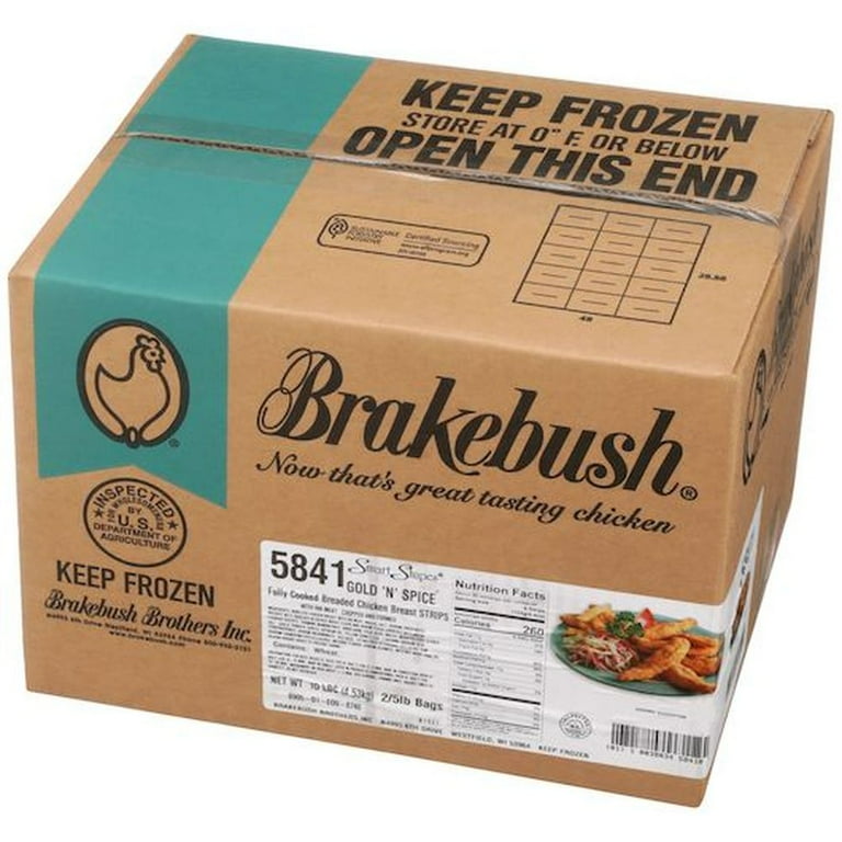 Pack Brakebush Breaded Chicken