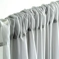 AK TRADING CO. 120" Wide (10Ft Wide) Sheer Voile Drape Panels for ...