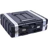 Crossrock Stackable 3U Rack Case, Standard 19.25” Depth, Polyethylene ...