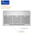 Awoco 36" Super Slim Under Cabinet 6-Electronic Buttons Stainless Steel ...
