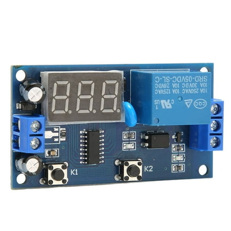 Control Relay Cycle Timer, LED Display Trigger Delay Time Module Switch Interference Prevention ...