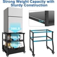 23.6x21.7in Mini Fridge Stand with Large Capacity Storage Heavy Duty ...
