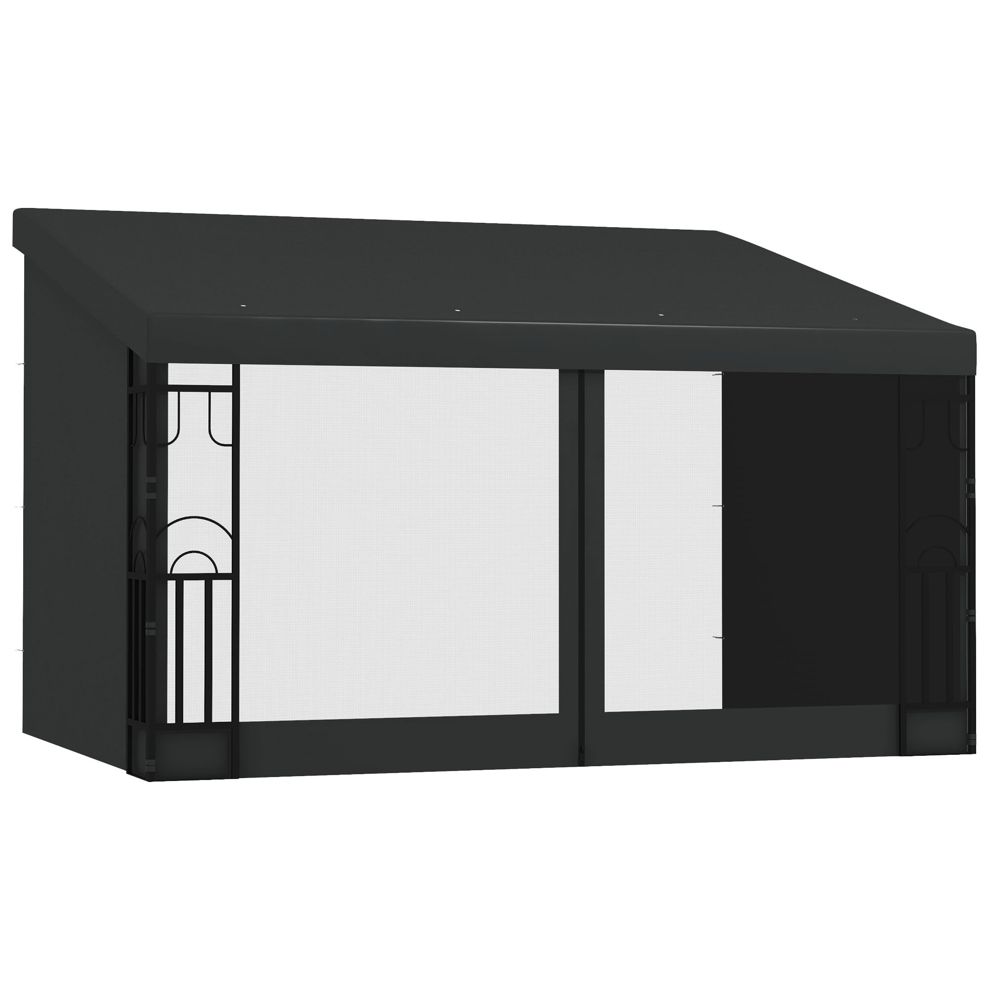 Click here for Outsunny 10 X 13 Wall Mounted Pergola Gazebo With... prices