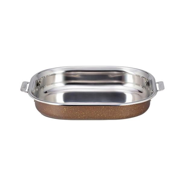 Bon Chef 60023CLDCOFFEE 5 qt Hotstone Coffee Cucina Oblong Pan with Lid ...