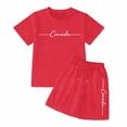 Weebloom Girls Summer Outfits Casual Alphabet Print Relaxed Fit Short ...