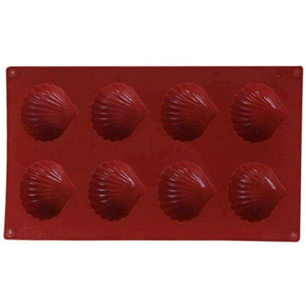 Cakes Molds, 1 Piece Shell Shaped Silicone Chocolates Form Moulds ...